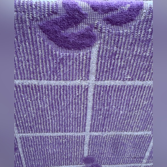 Bedding | Vintage New Purple White Grape Vine Cotton Terry Bath ...